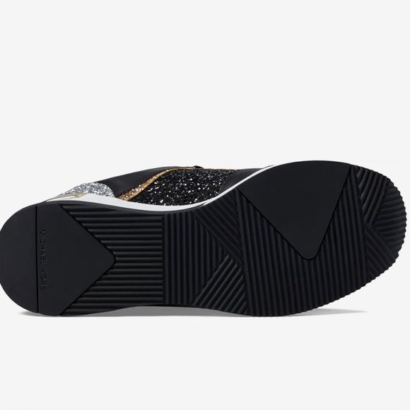 Michael Kors | Shoes | Michael Kors Georgie Trainer Black Snickers ...
